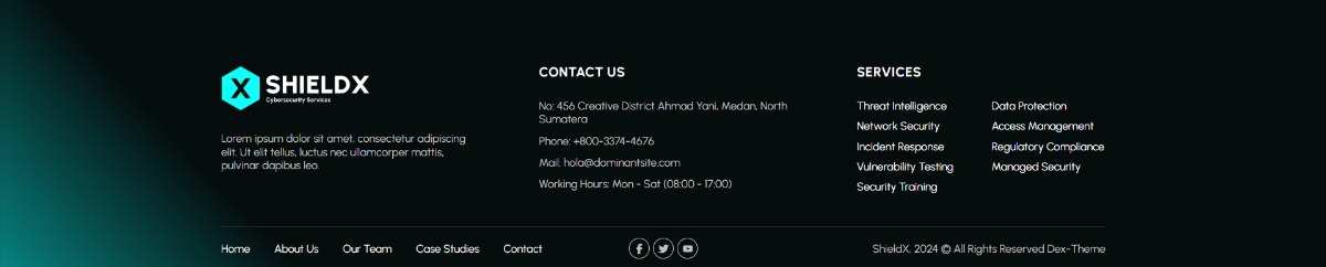 ShieldX - Cybersecurity Services Elementor Template Kit by Dex-Theme