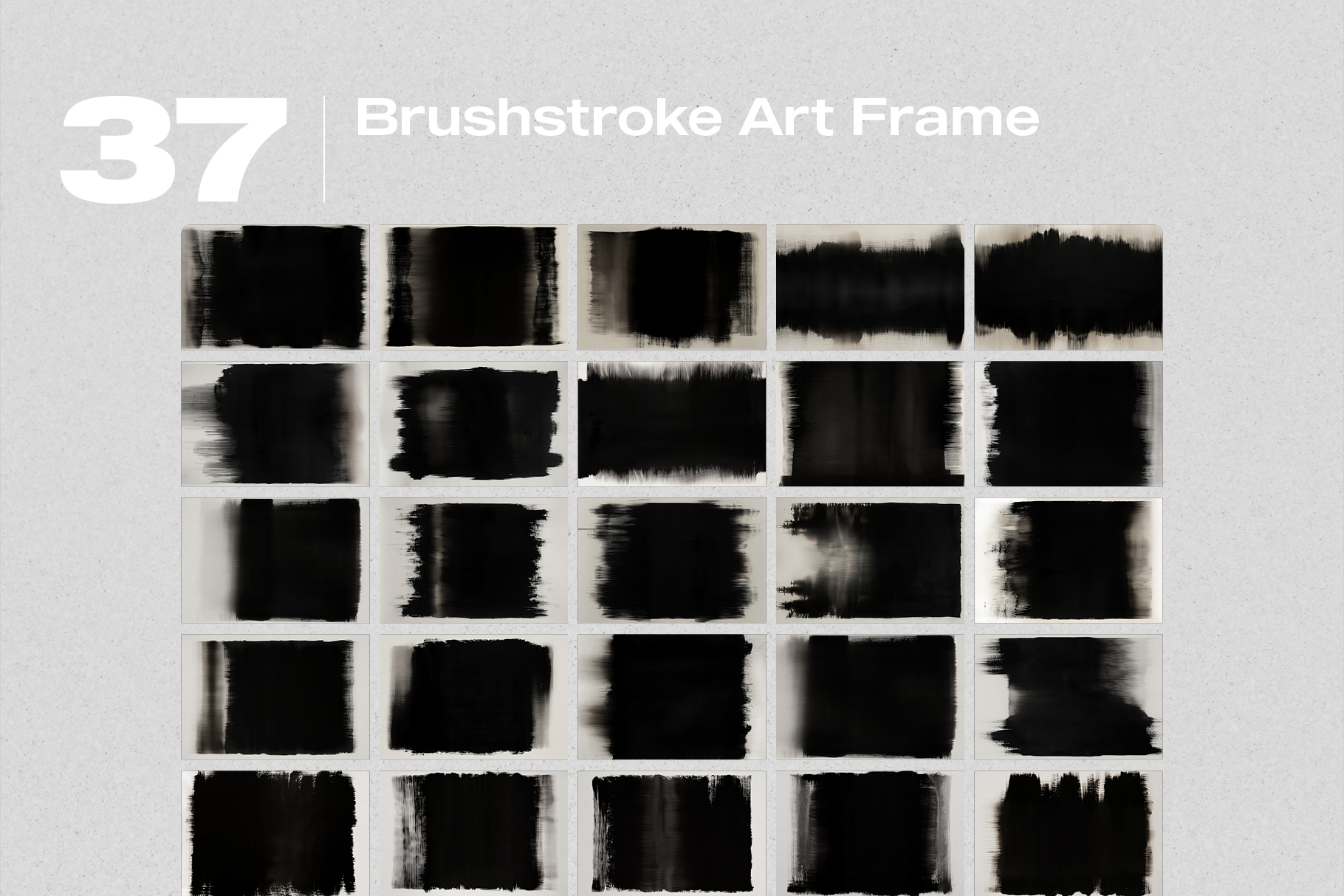 37 Brushstroke Art Frame Effect Photo Overlays, Add-ons | GraphicRiver