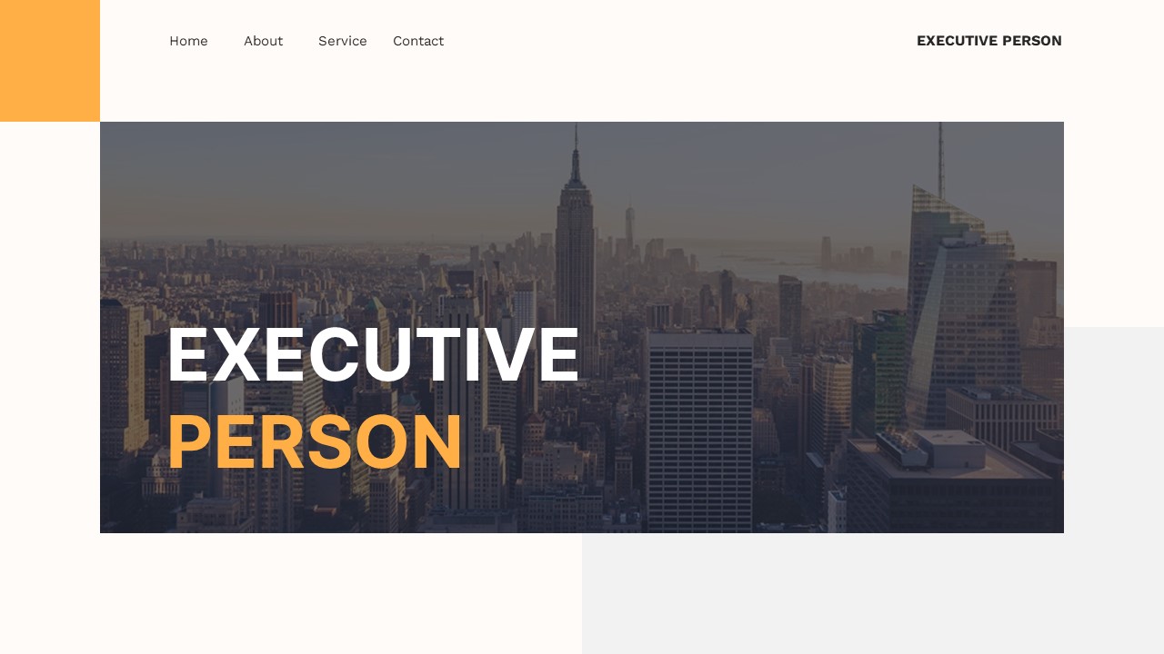 Executive Person - Business Powerpoint Templates, Presentation Templates