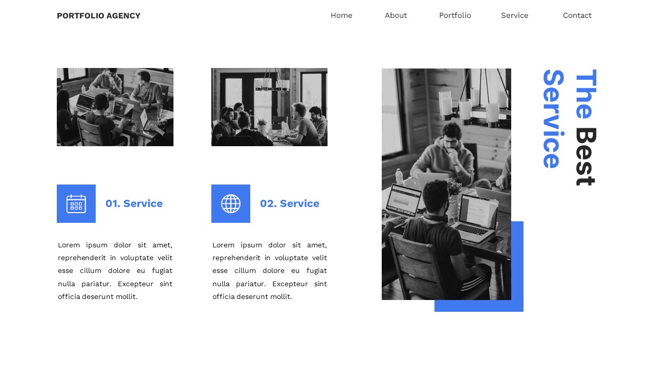 Portfolio Agency - Business Powerpoint Templates, Presentation Templates