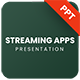 Streaming Apps - Mobile App Powerpoint Templates, Presentation Templates