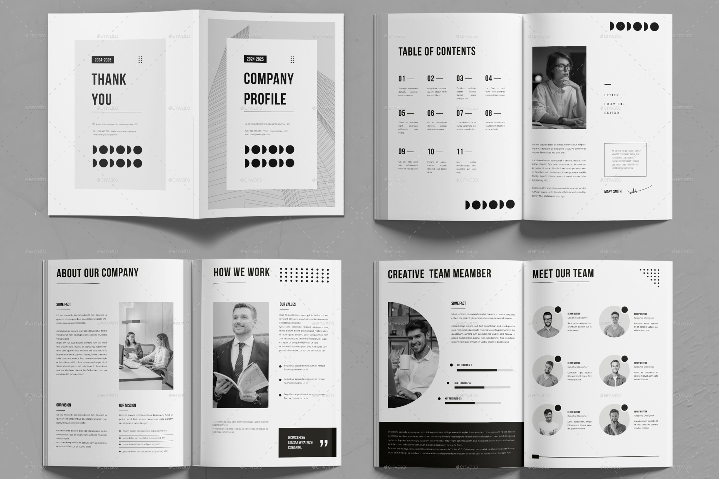 Company Profile Layout, Print Templates | GraphicRiver