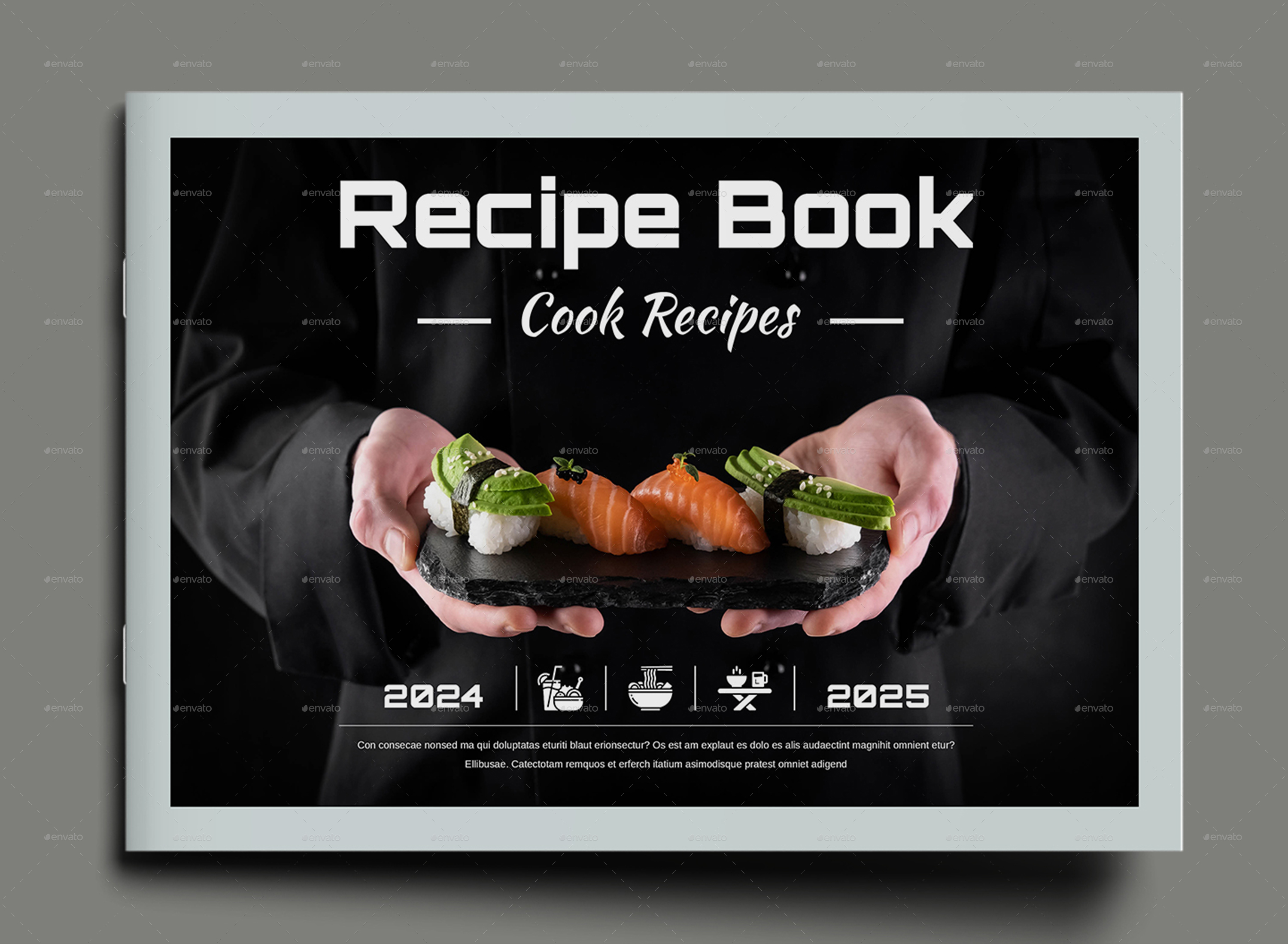 Recipe Book Template, Print Templates | GraphicRiver