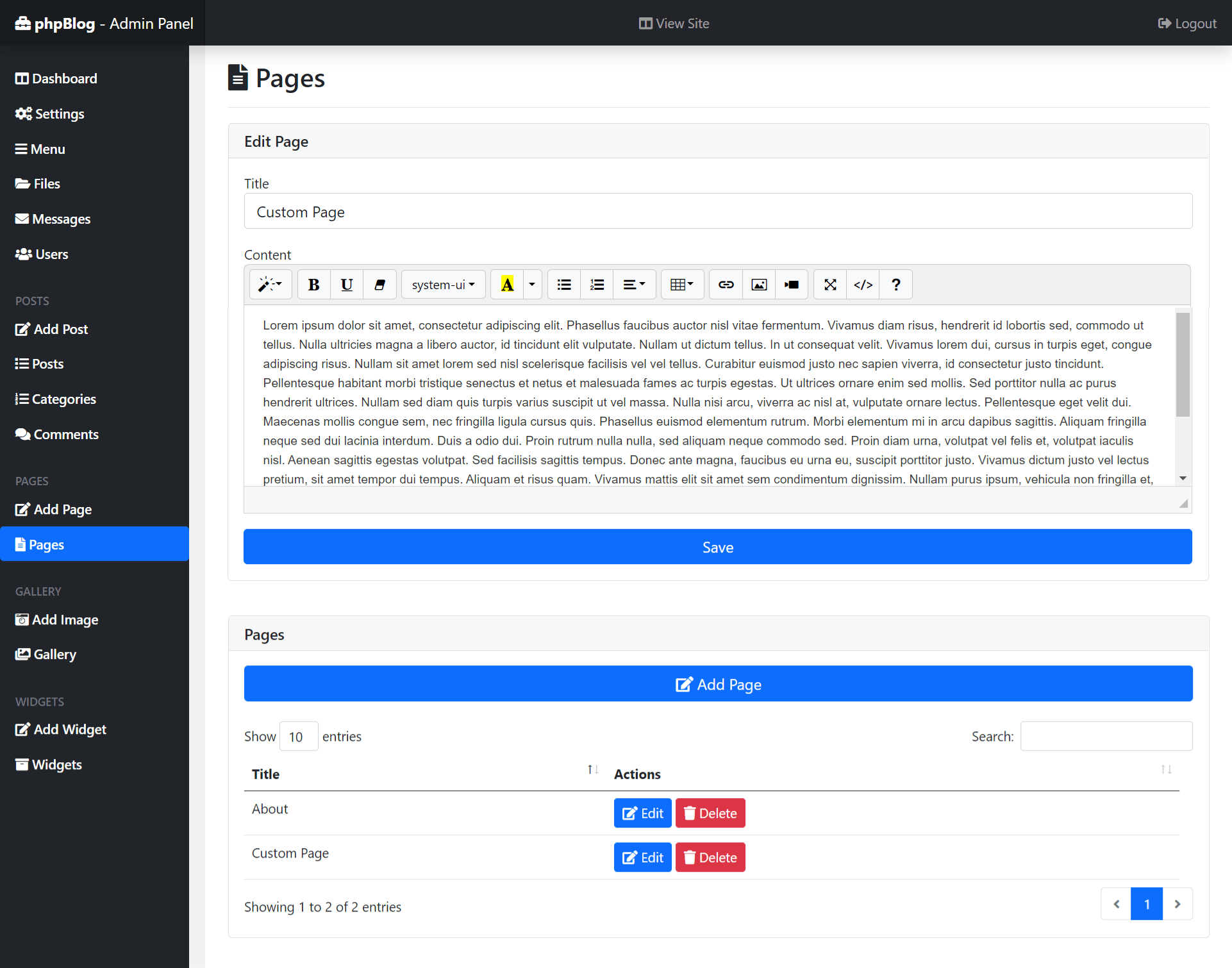 phpBlog - News, Blog & Magazine CMS by Antonov_WEB | CodeCanyon