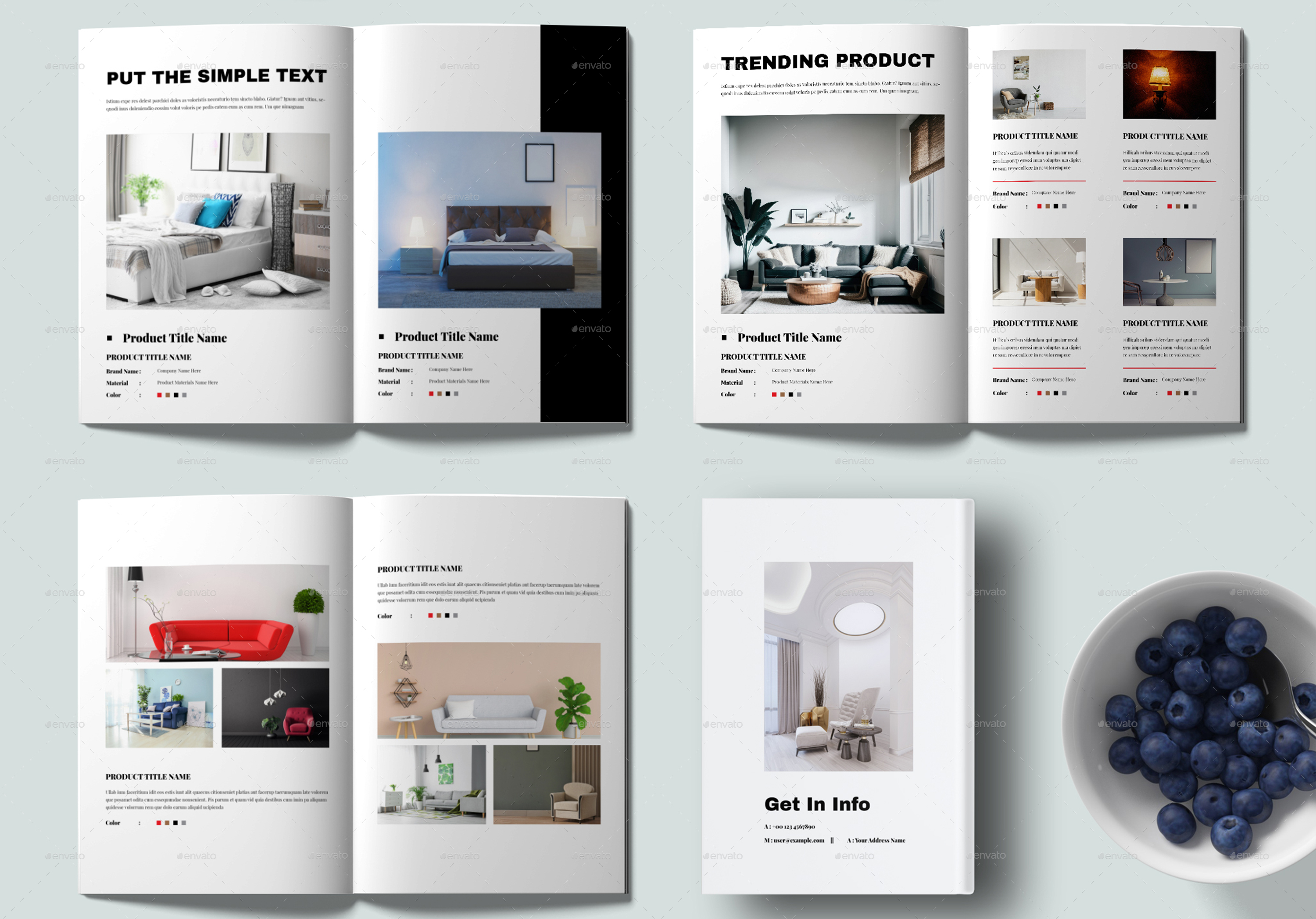 Product Catalog Layout, Print Templates | GraphicRiver