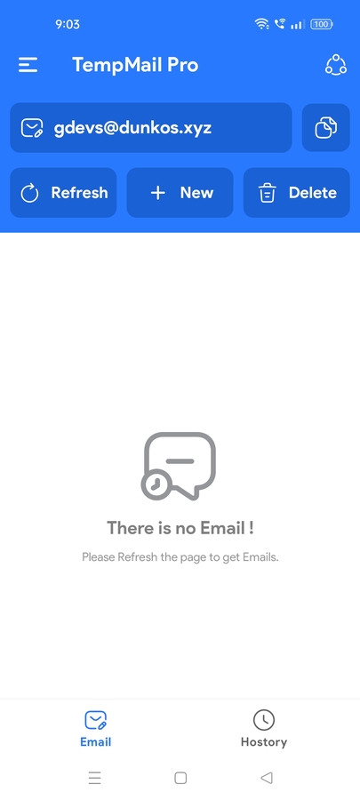 TempMail Pro - Temporary Disposable Email Address , Tmail API by G-Devs