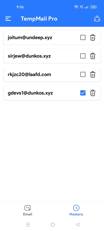 TempMail Pro - Temporary Disposable Email Address , Tmail API by G-Devs