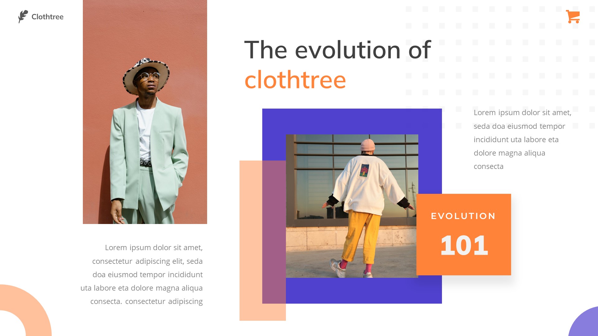 Clothtree - Fashion PowerPoint template, Presentation Templates ...