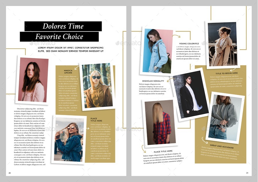 New Fashion Magazine, Print Templates | GraphicRiver