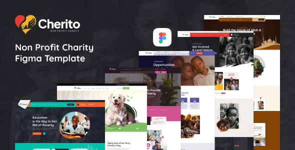 Cherito - Non Profit Charity Figma Template by Layerdrops | ThemeForest