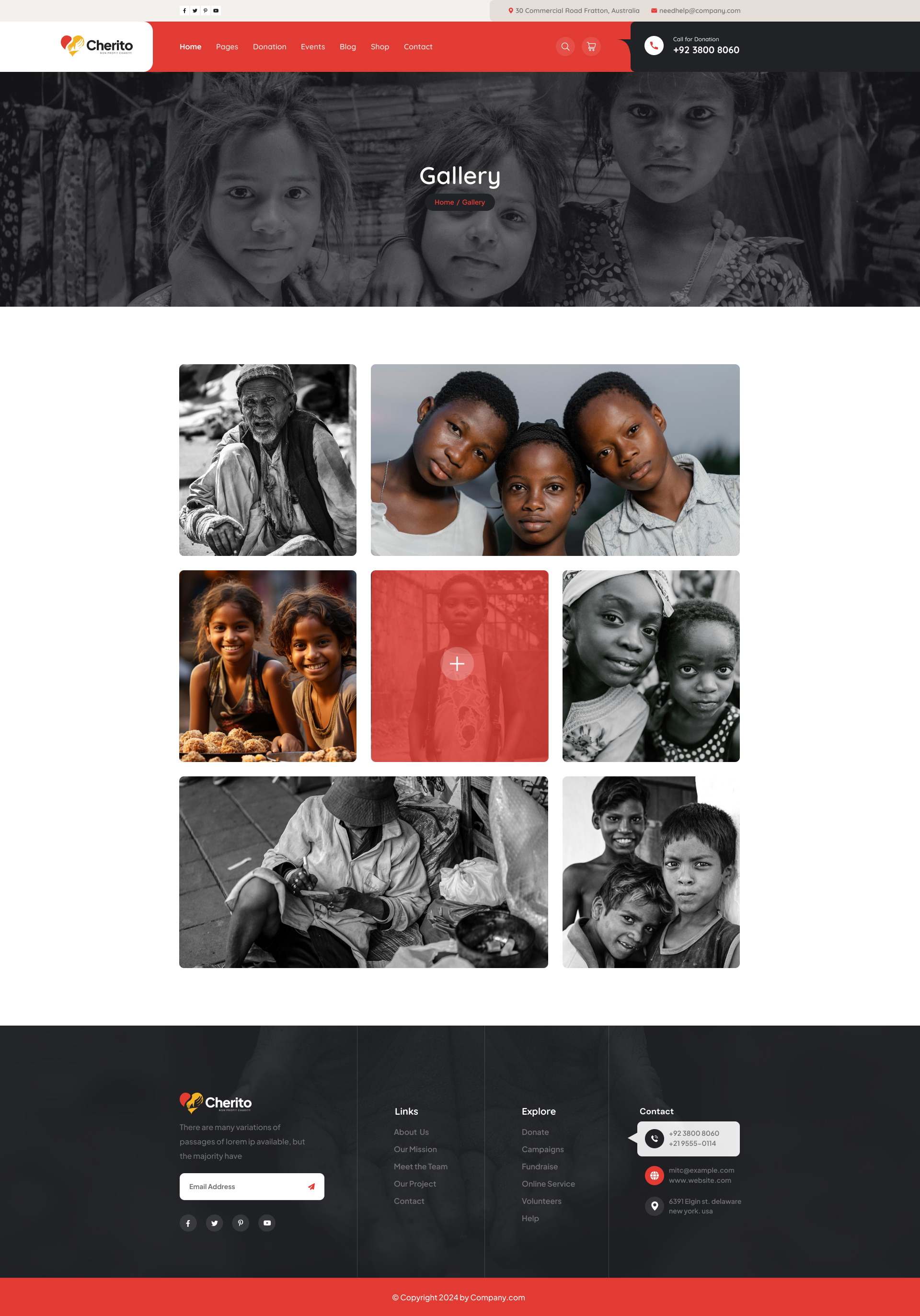 Cherito - Non Profit Charity Figma Template by Layerdrops | ThemeForest