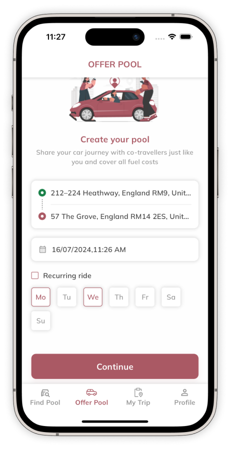 Car Pooling App | Bike Pooling App | Ride Sharing App | Car Sharing App | Flutter | PoolRide by ...