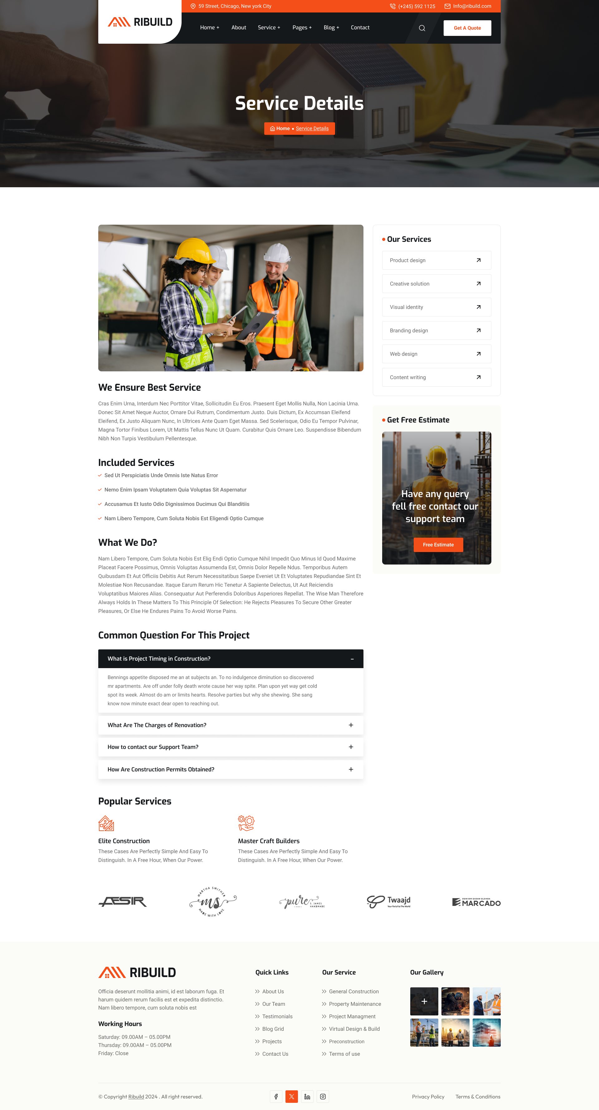 Ribuild – Construction Company Figma Template by RRdevs | ThemeForest