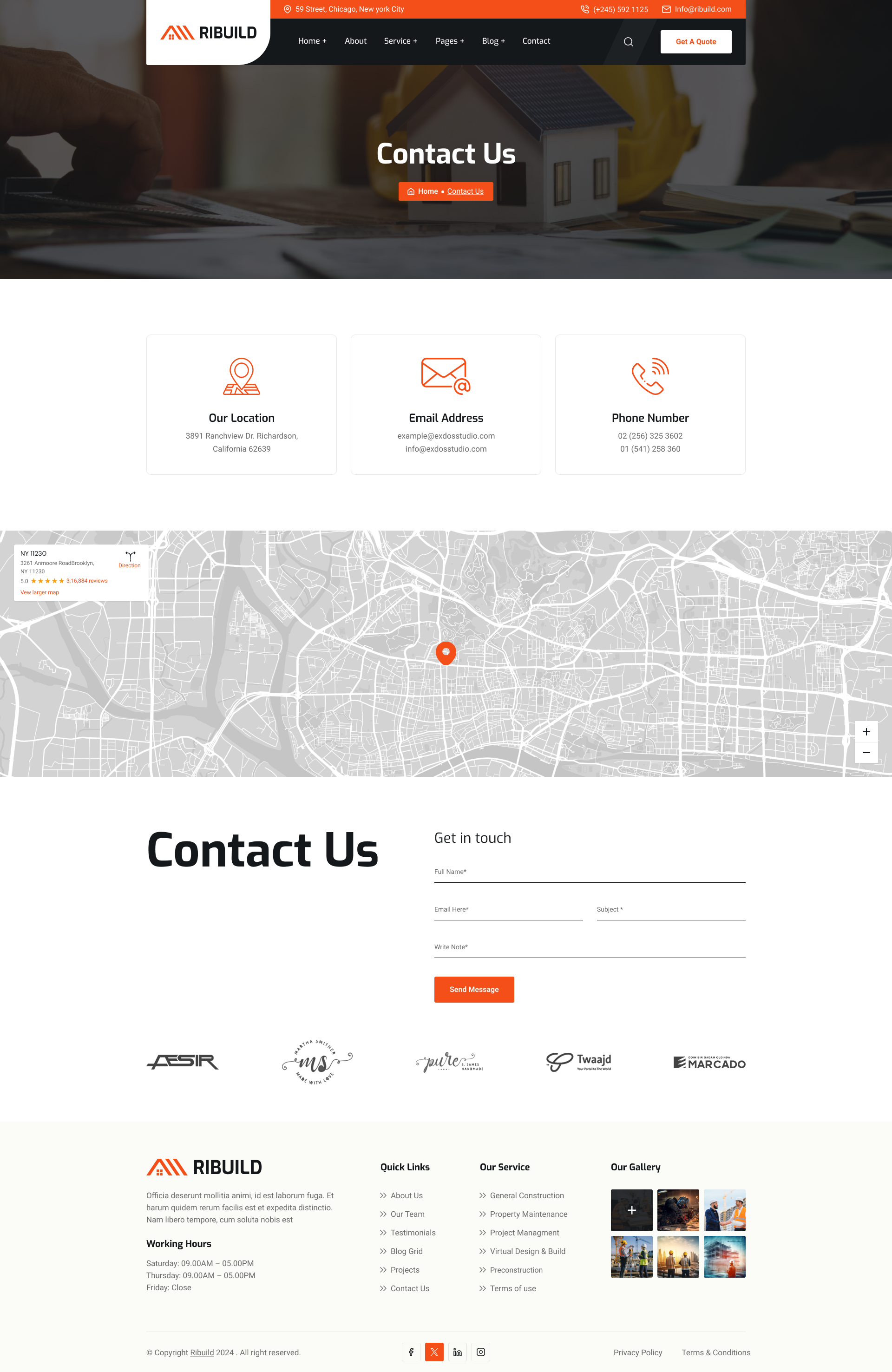 Ribuild – Construction Company Figma Template by RRdevs | ThemeForest