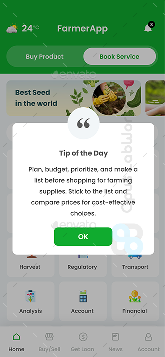 eCommerce App UI | Complete Farming Solutions | All-in-1 Agriculture ...