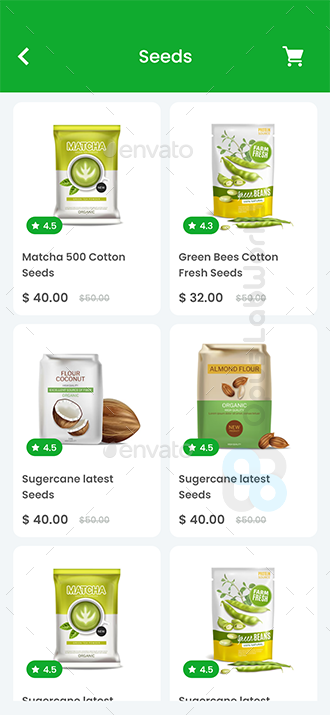 eCommerce App UI | Complete Farming Solutions | All-in-1 Agriculture ...