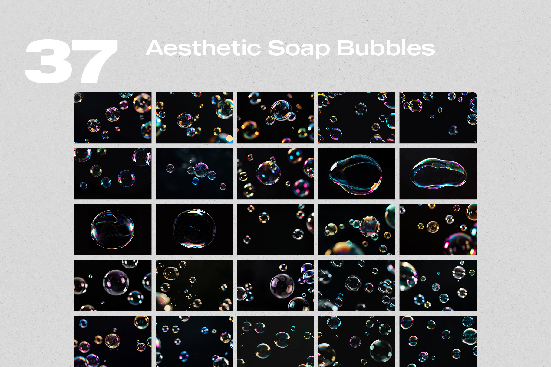 37 Aesthetic Soap Bubbles Effect Photo Overlays, Add-ons | GraphicRiver