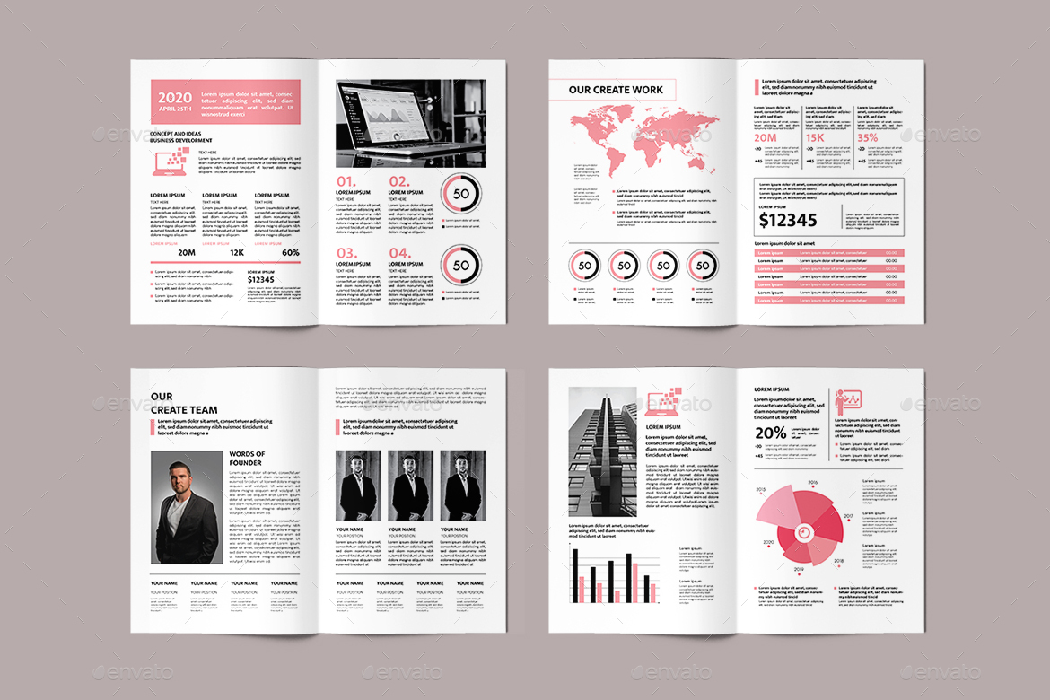 Company Profile Template, Print Templates | GraphicRiver