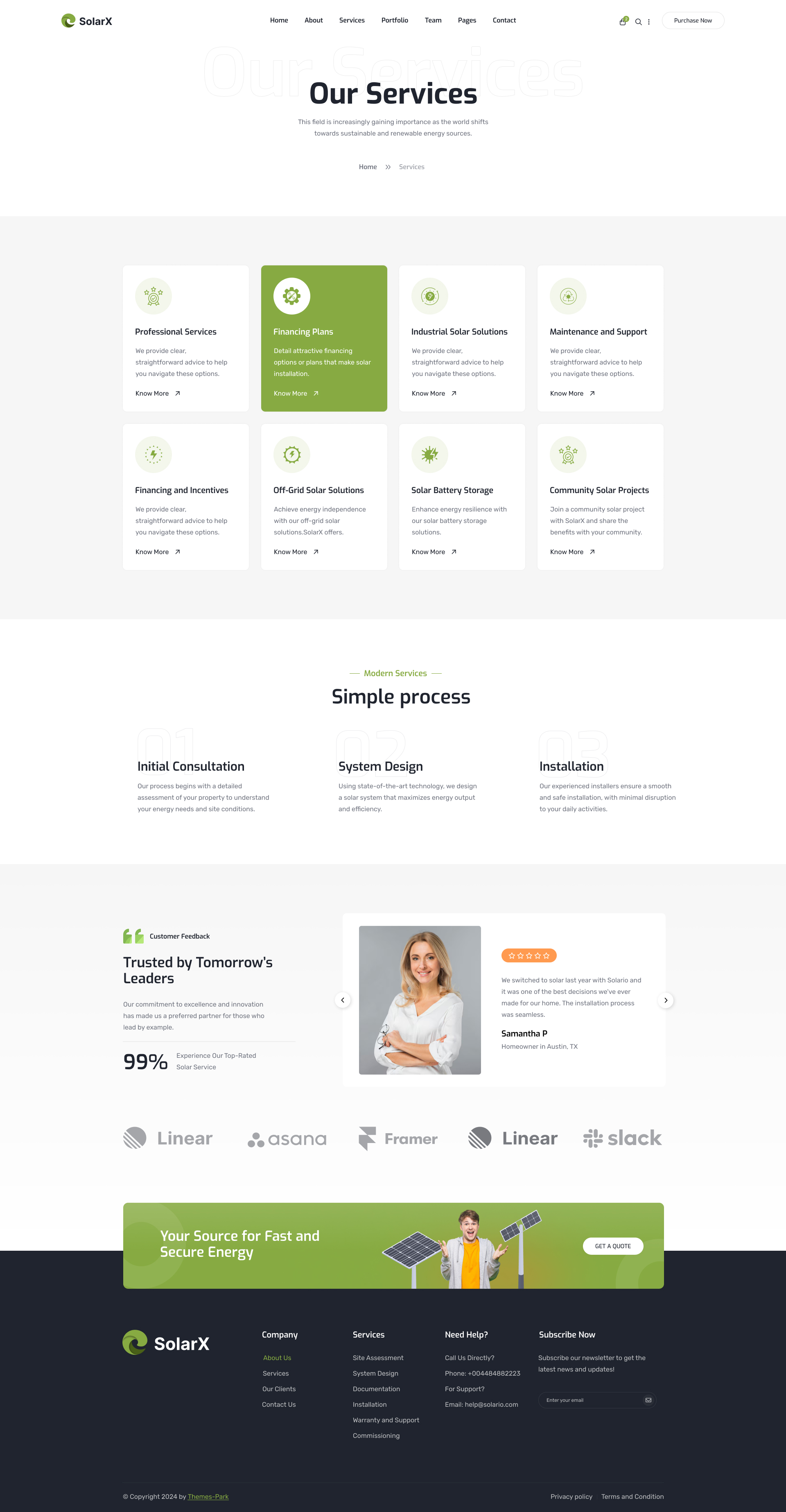 SolarX | Solar And Renewable Energy Figma Template by InversWeb | ThemeForest