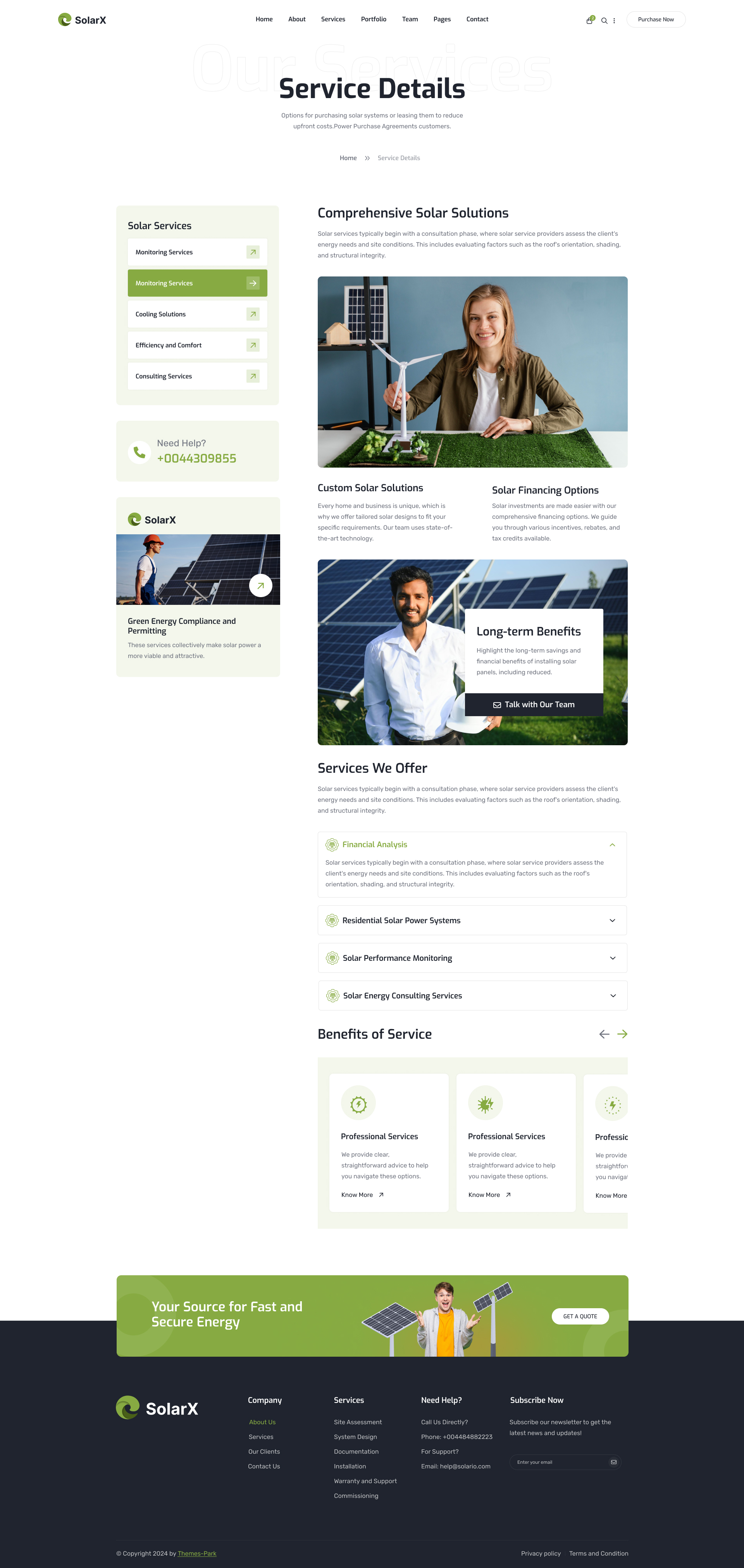 SolarX | Solar And Renewable Energy Figma Template by InversWeb | ThemeForest
