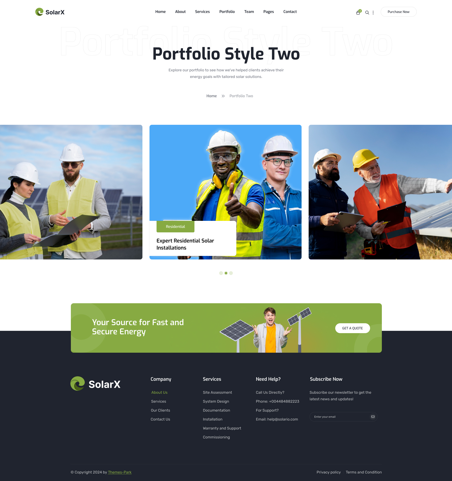 SolarX | Solar And Renewable Energy Figma Template by InversWeb | ThemeForest