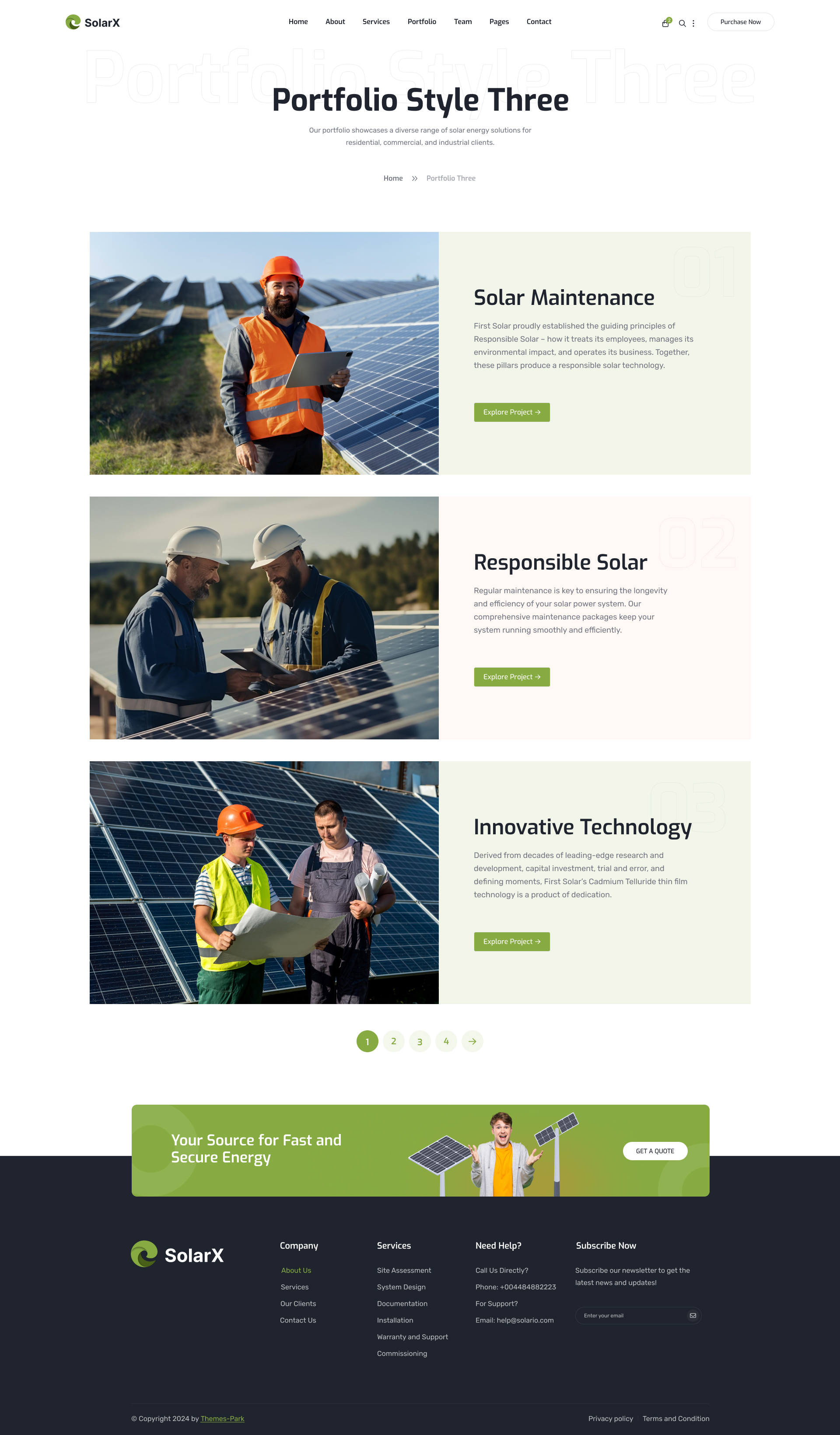 SolarX | Solar And Renewable Energy Figma Template by InversWeb | ThemeForest