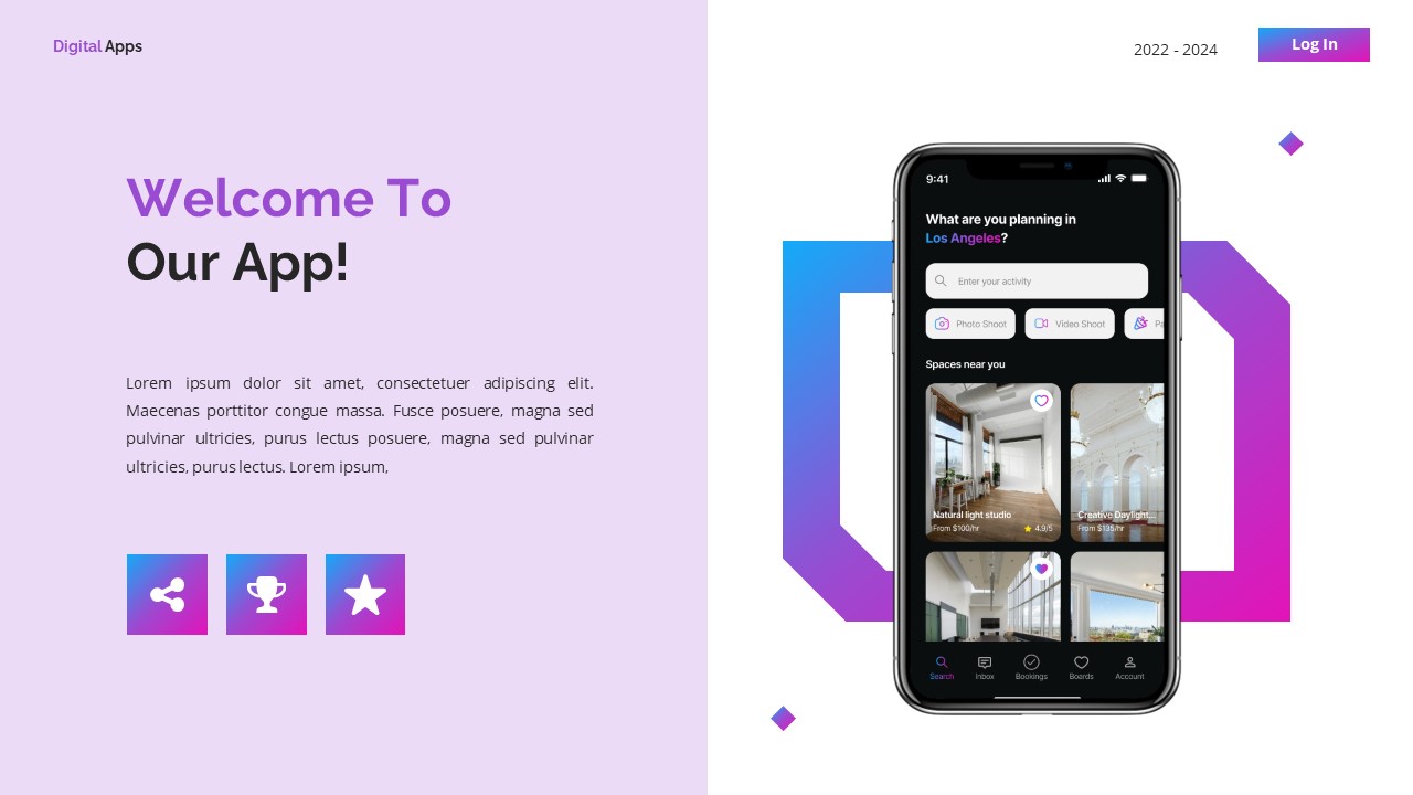 Digital Apps - Mobile App Powerpoint Templates, Presentation Templates