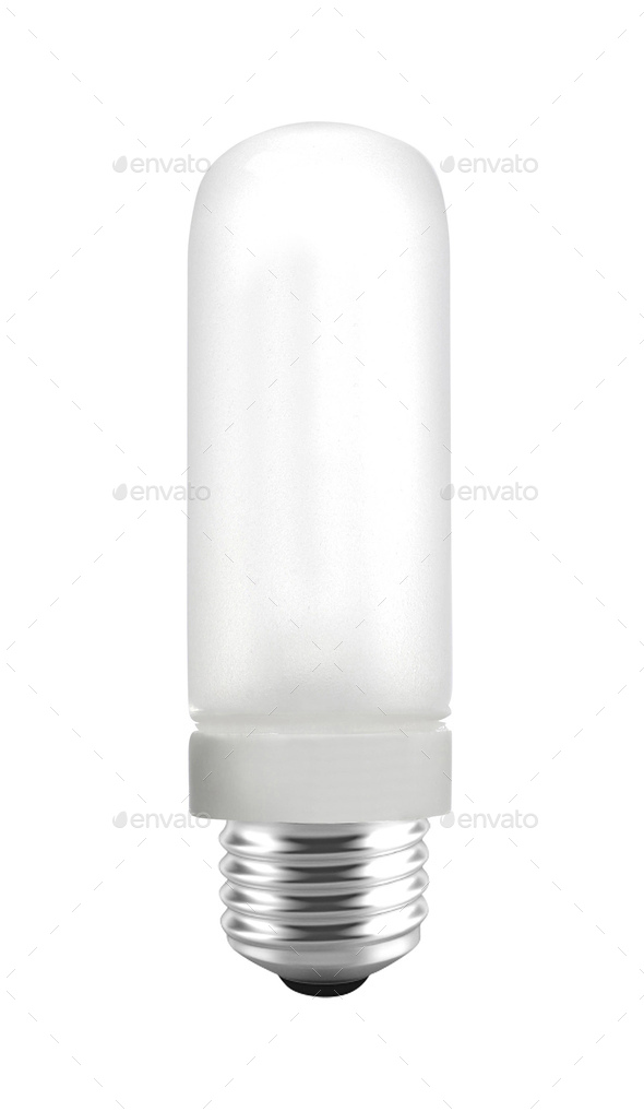 Light bulb isolated on white background Stock Photo by photobalance