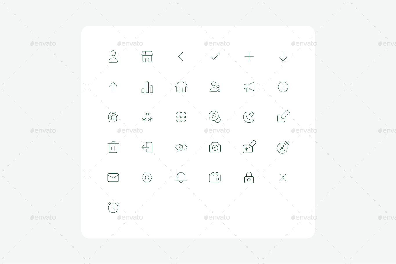 Financial App Icon Set, Icons | GraphicRiver