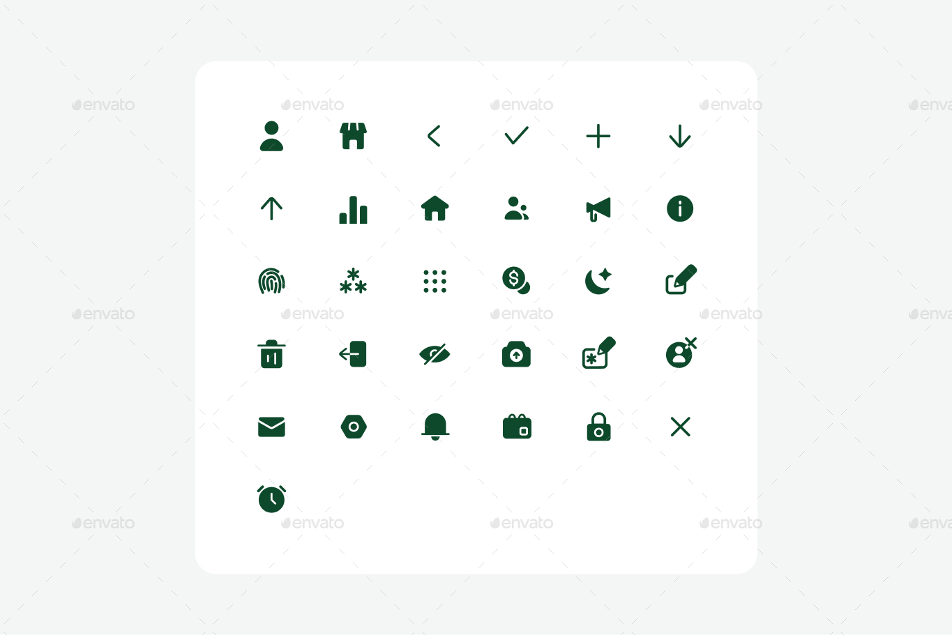 Financial App Icon Set, Icons | GraphicRiver