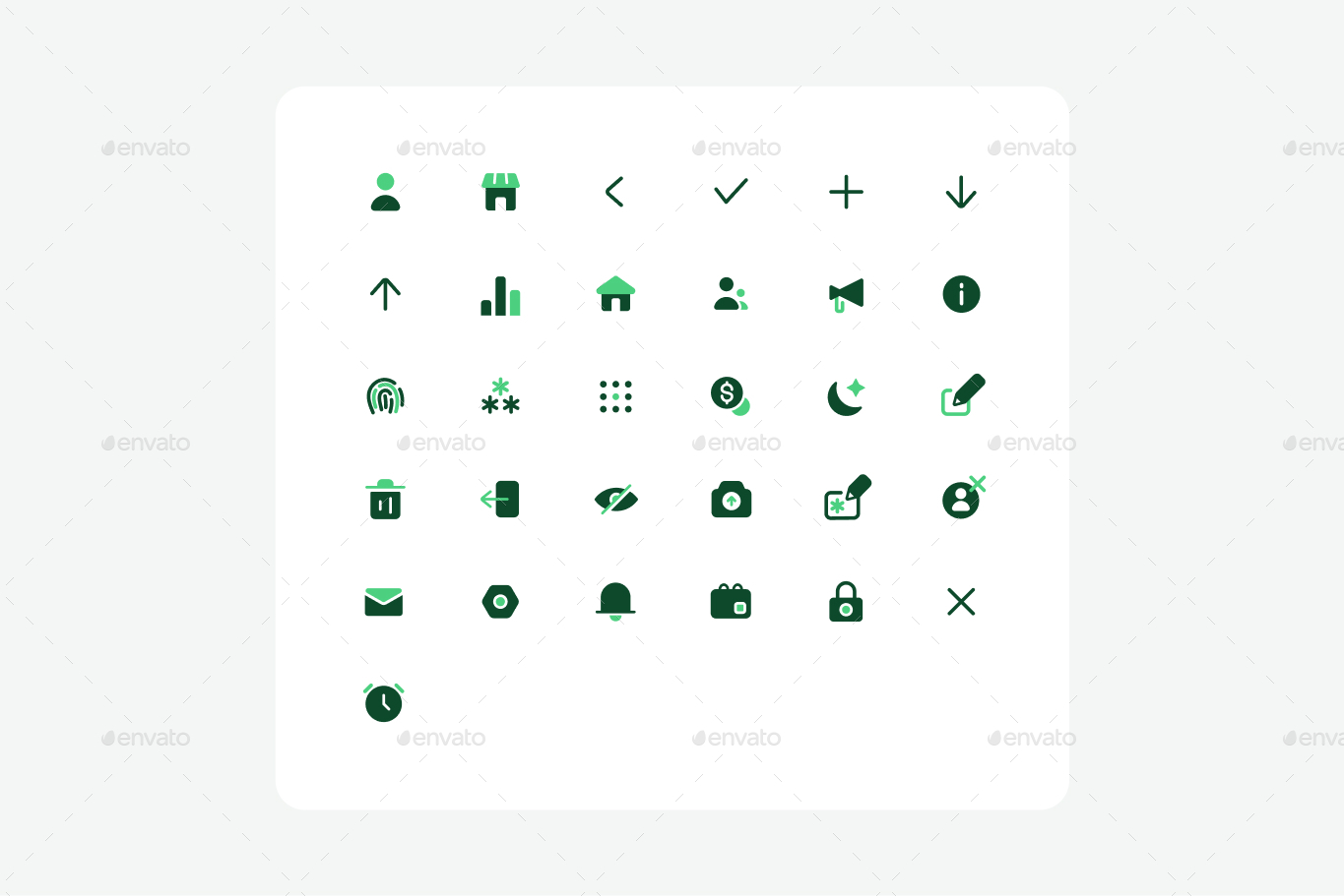 Financial App Icon Set, Icons | GraphicRiver