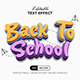 Back To School Text Effect Soft Style, Add-ons | GraphicRiver