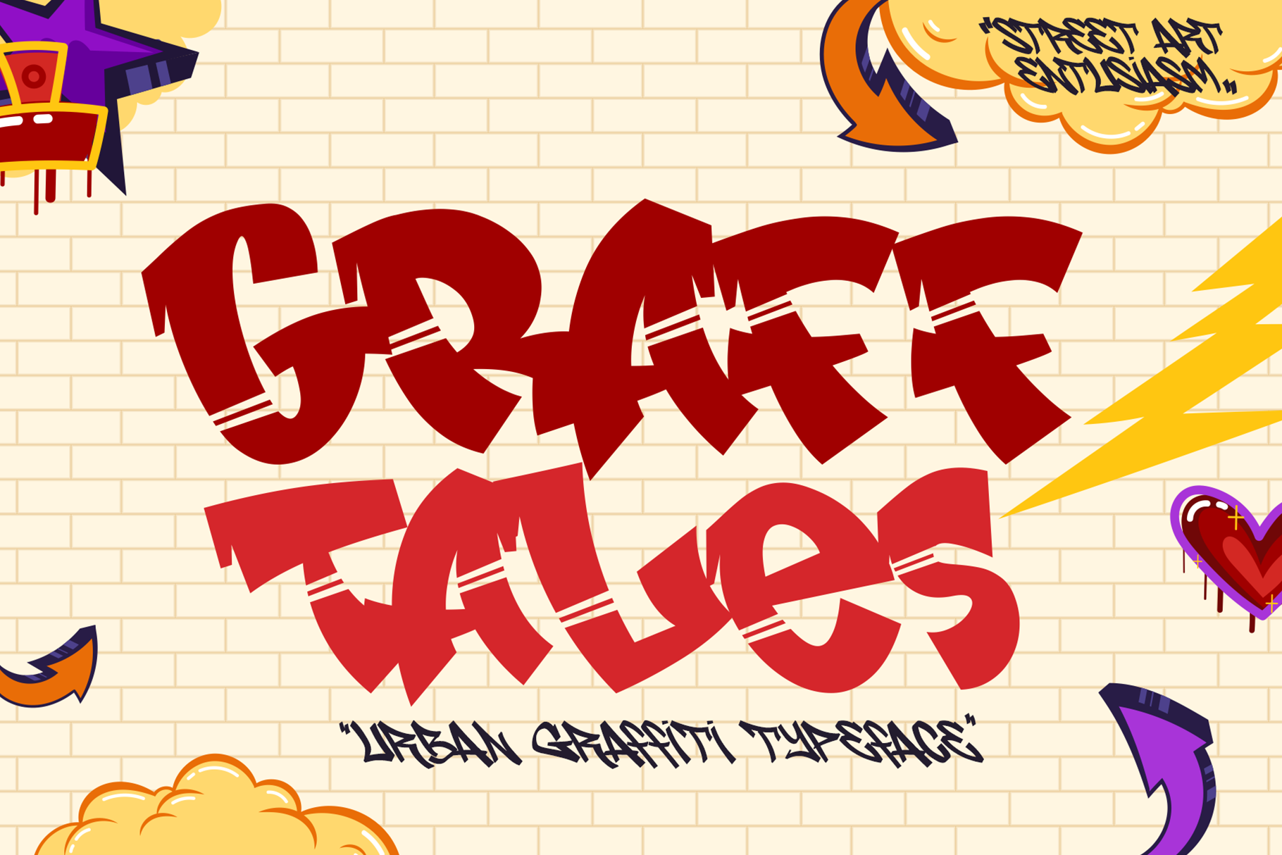 Graff Tales - Urban Street Letters, Fonts | GraphicRiver