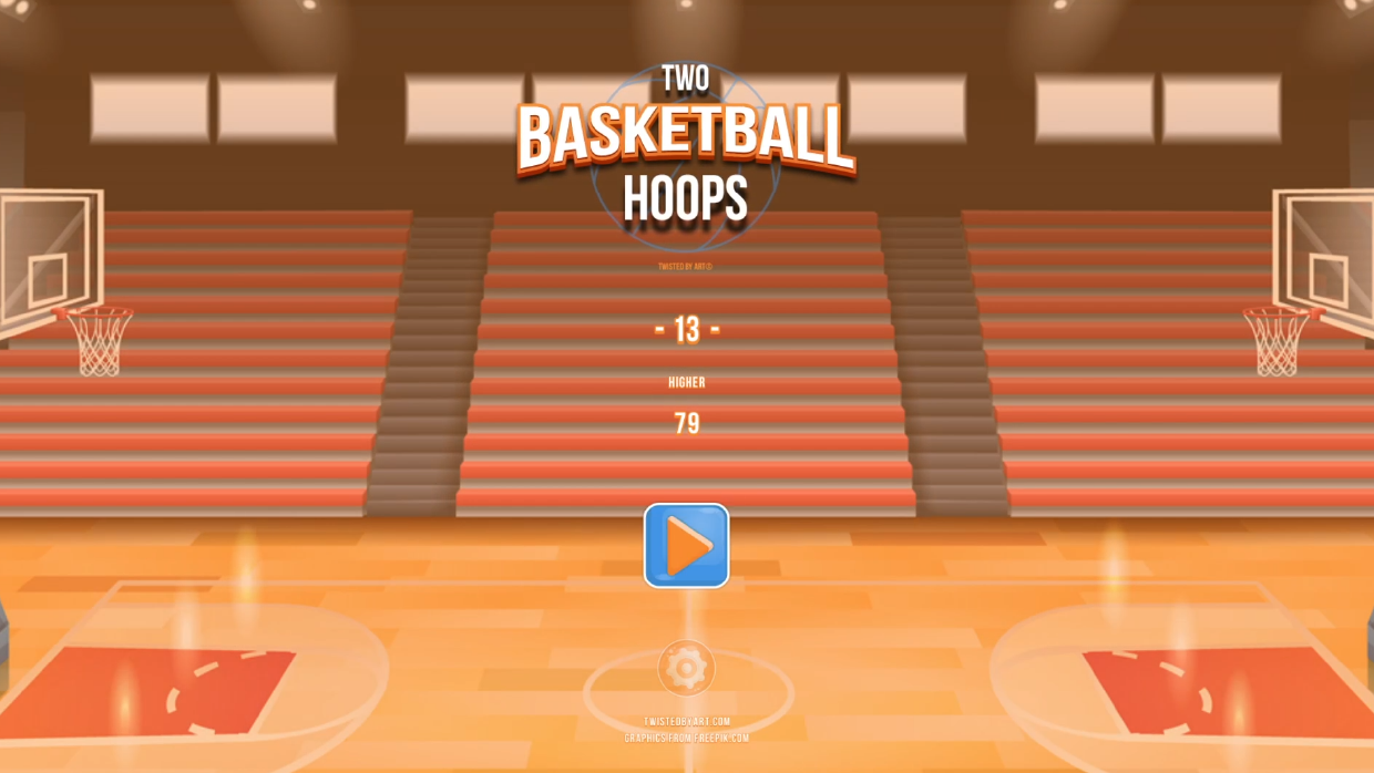 Two Basketball Hoops | HTML5 Construct Game by TwistedByArt | CodeCanyon