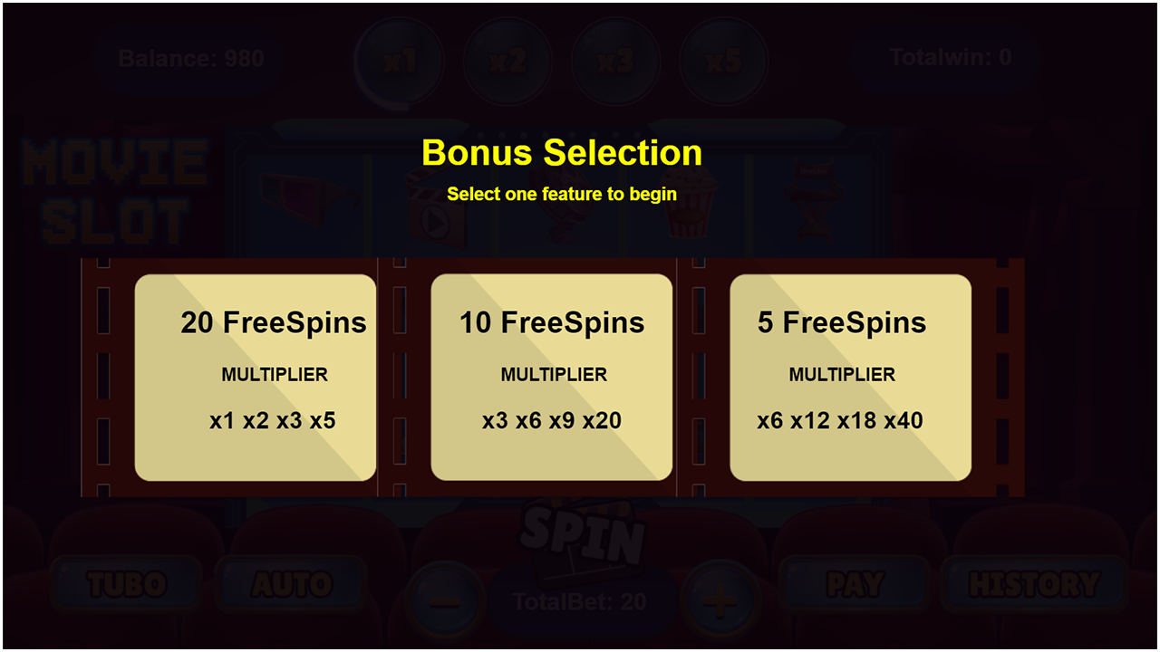 Slot Movie - HTML5 Game by slotgen | CodeCanyon