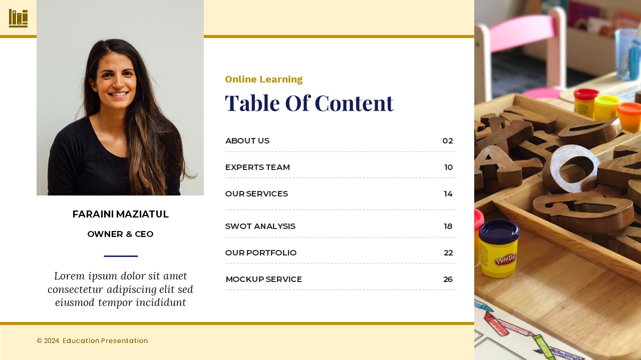 Learning - Education Online Learning PowerPoint Template, Presentation ...