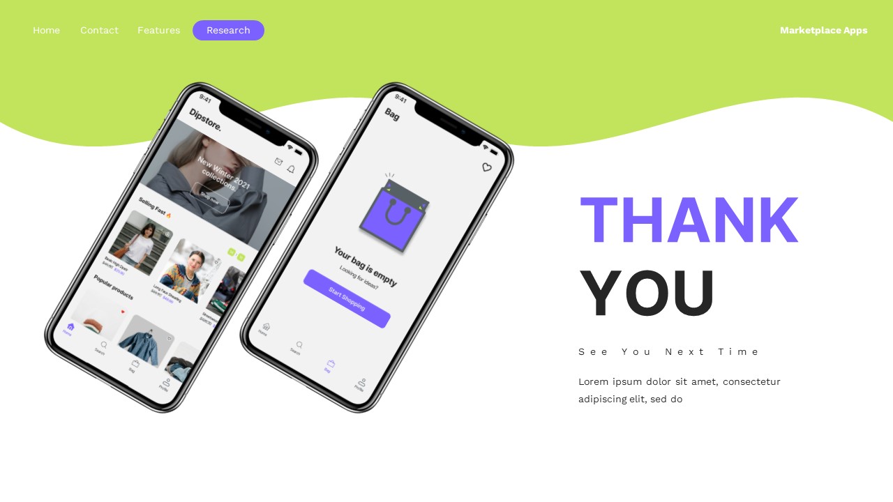 Marketplace Apps - Mobile App Google Slide Templates, Presentation ...