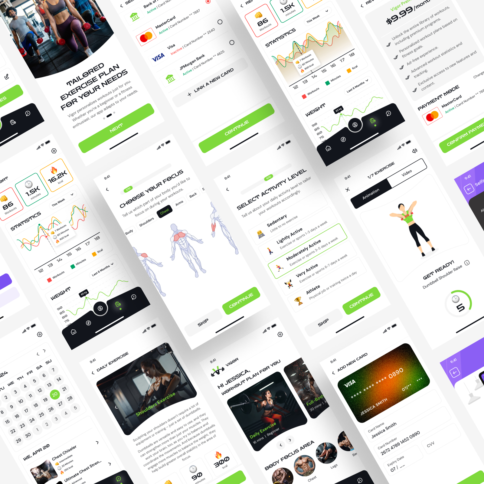 Fitness & Gym Workout Mobile App PWA HTML Template - Vigor by The_Krishna