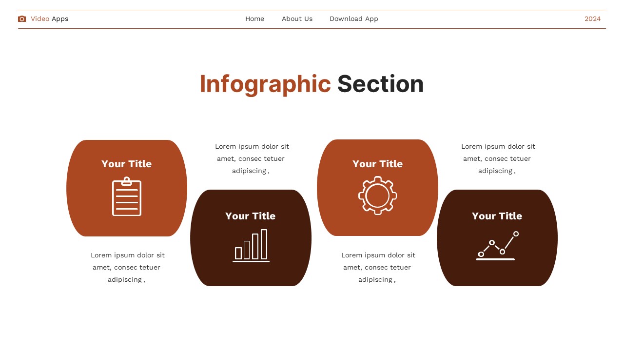 Video Apps - Mobile App Powerpoint Templates, Presentation Templates