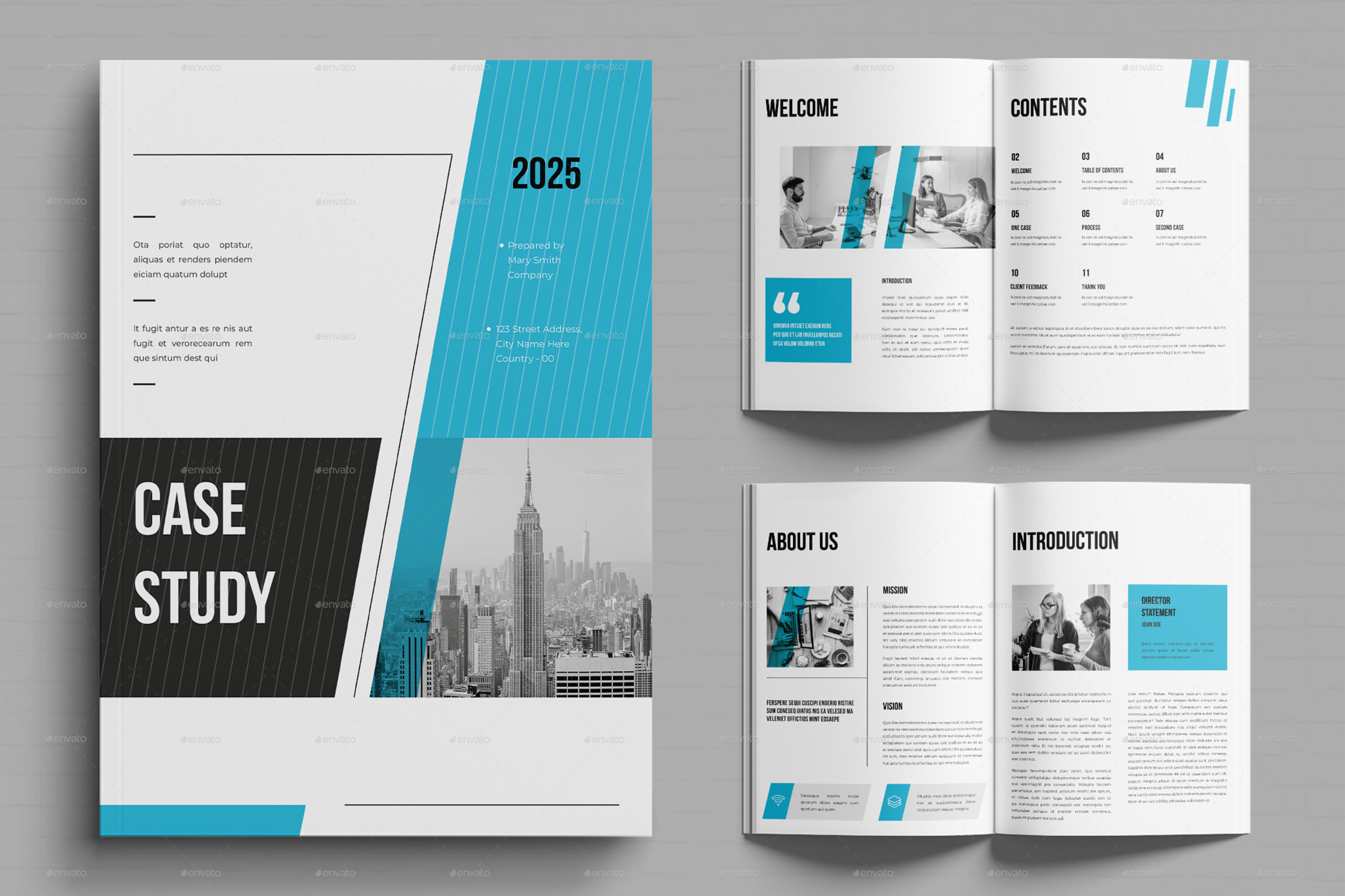 Case Study Booklet Template, Print Templates | GraphicRiver