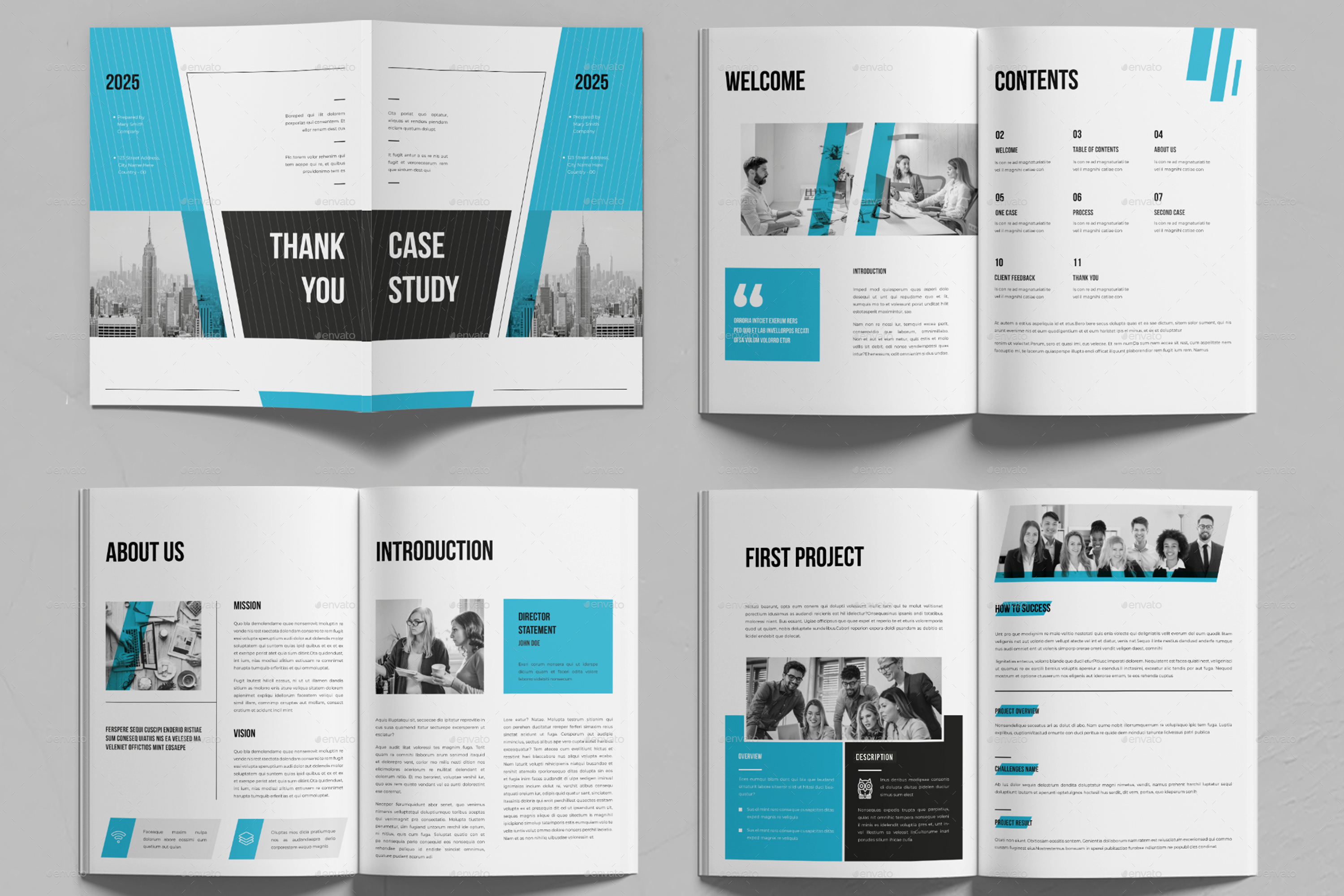 Case Study Booklet Template, Print Templates | GraphicRiver