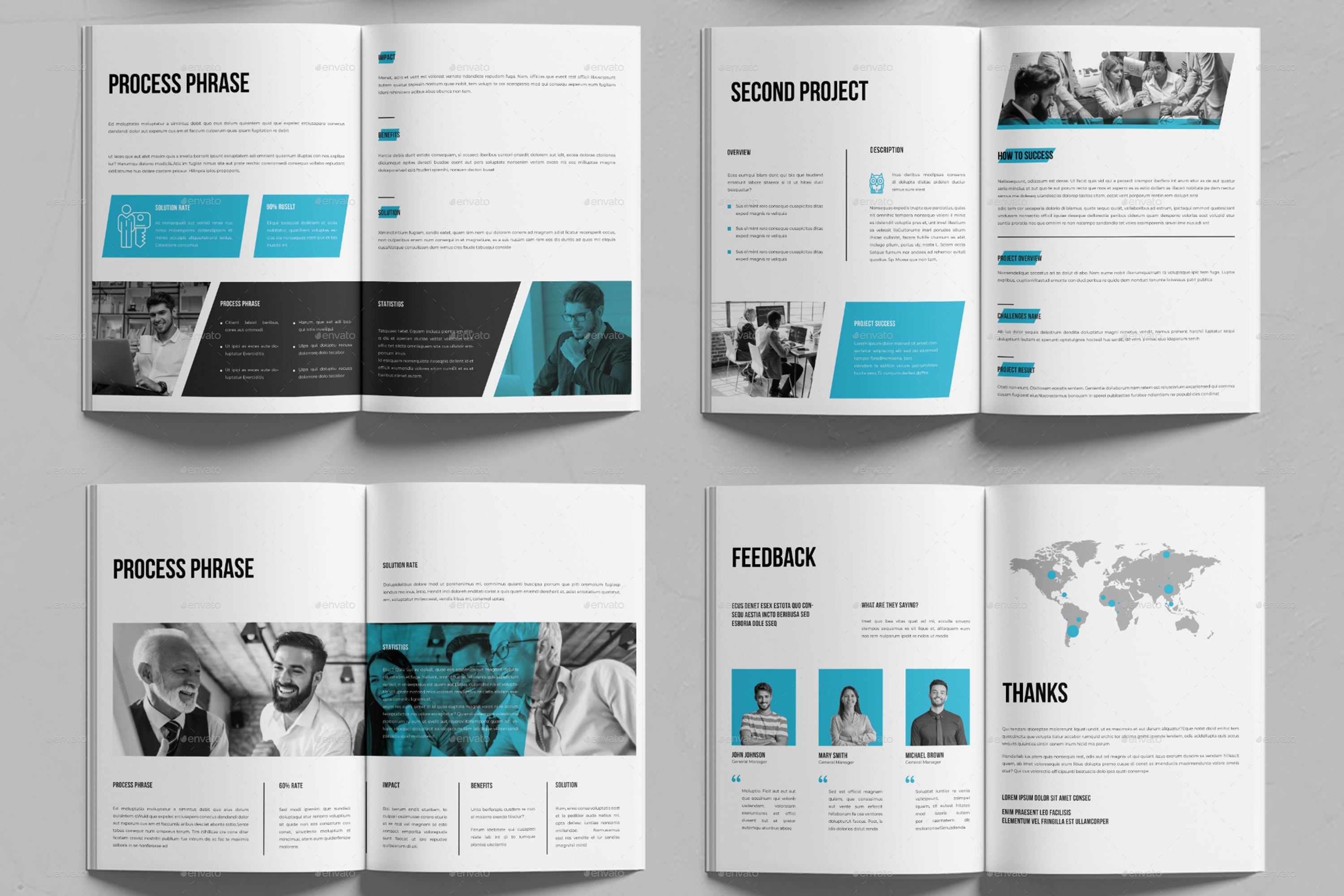 Case Study Booklet Template, Print Templates | GraphicRiver