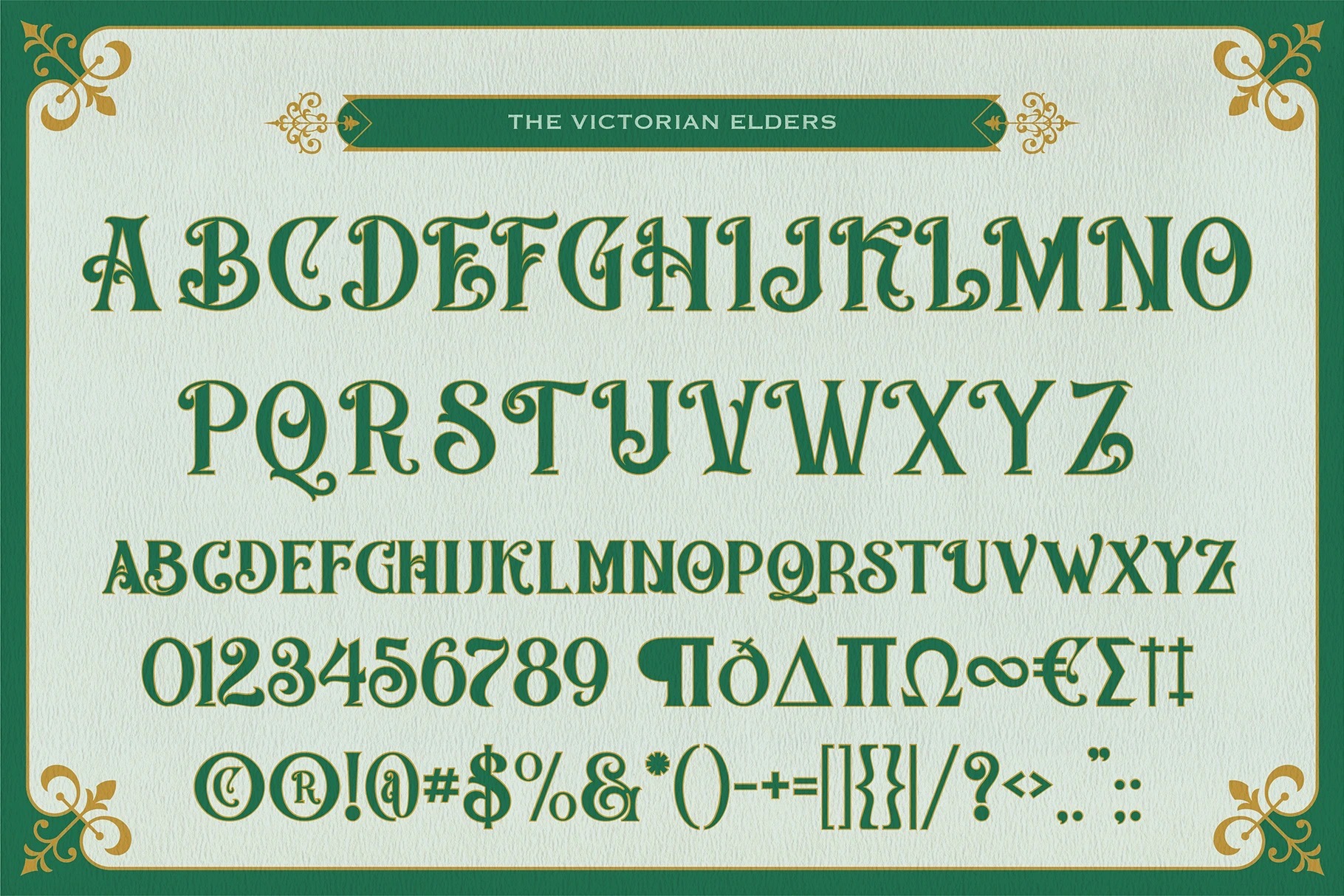 The Victorian Elders, Fonts | GraphicRiver