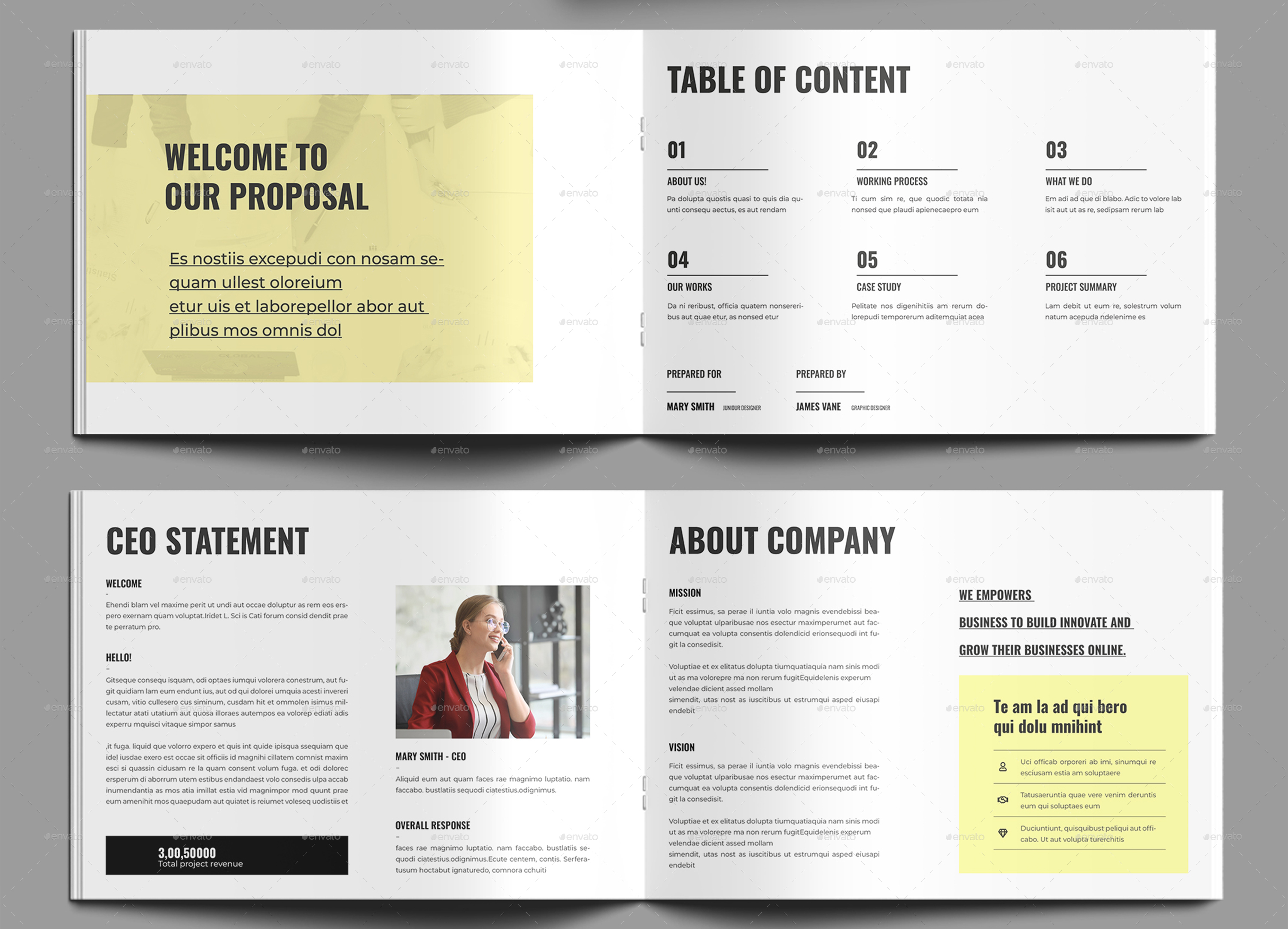 Project Proposal Design Template, Print Templates | GraphicRiver