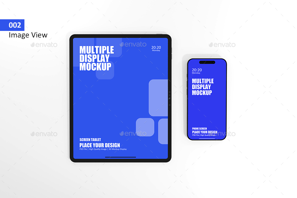 Multiple Tablet and Phone Mockup, Graphics | GraphicRiver
