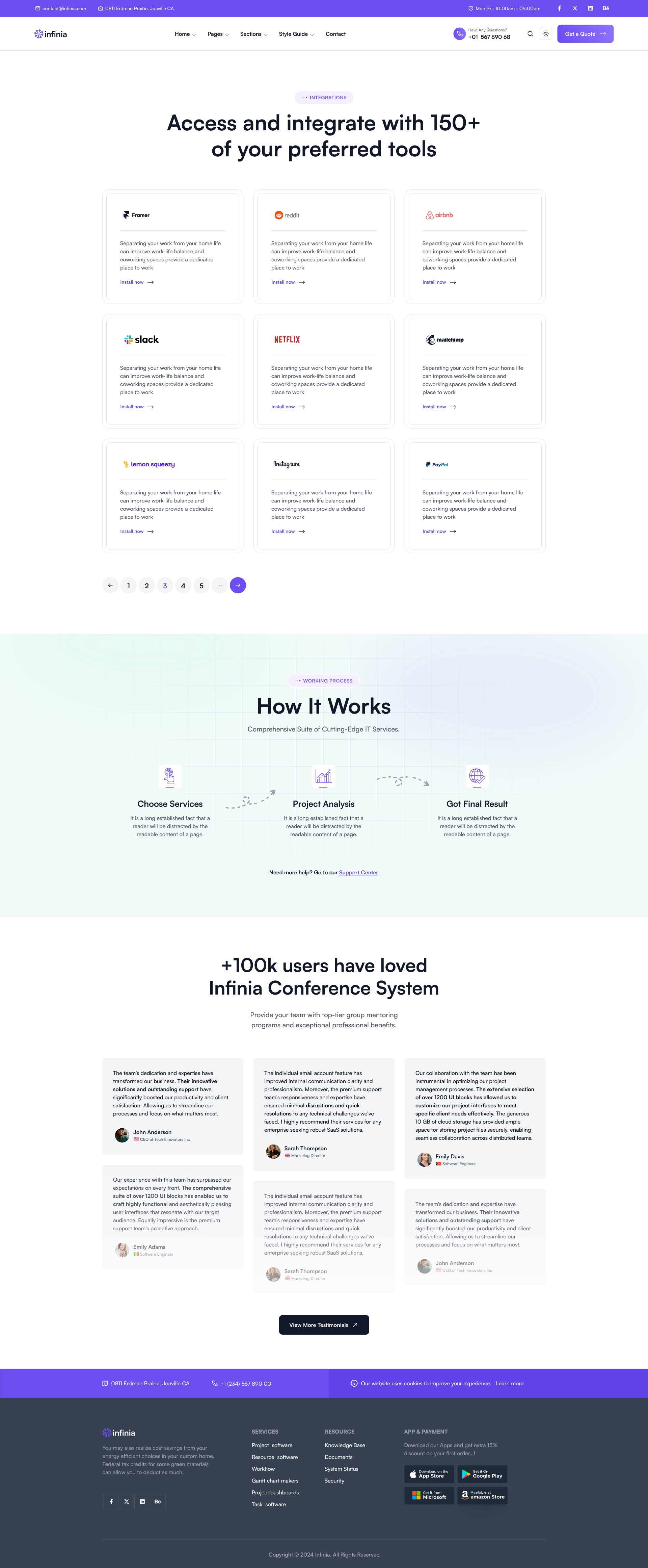 Infinia - Multipurpose Business Consulting Figma Template by alithemes