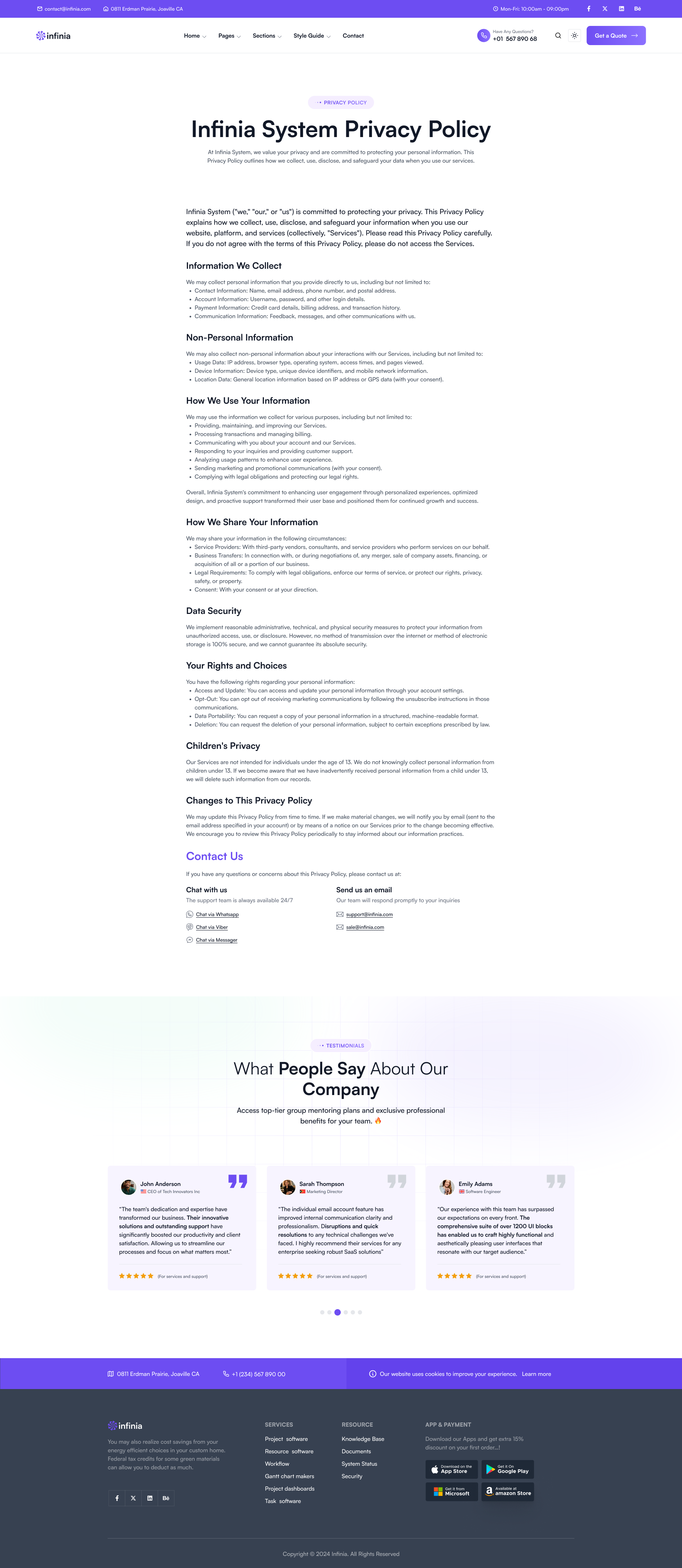 Infinia - Multipurpose Business Consulting Figma Template by alithemes