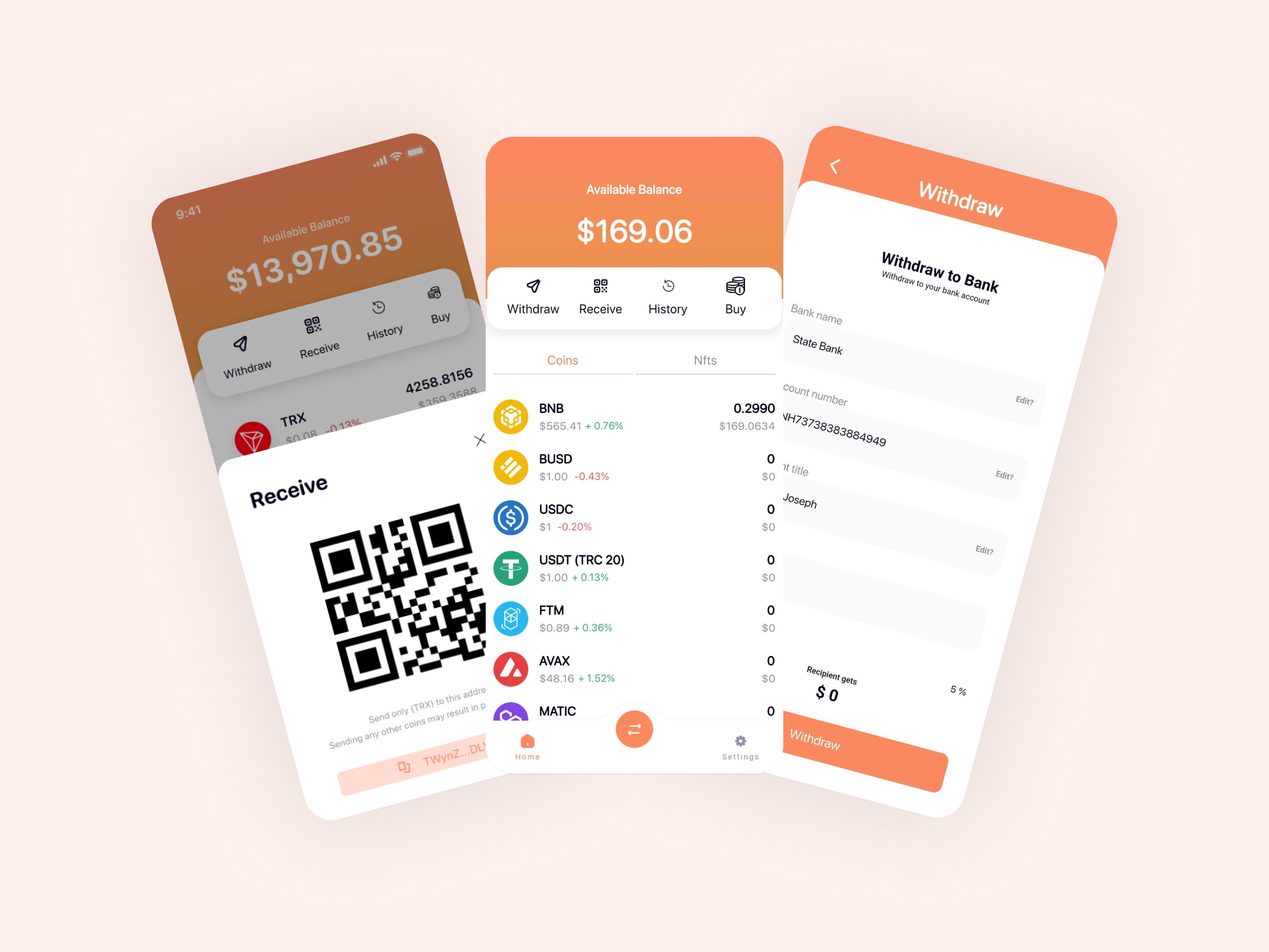 Ultimate Crypto and NFT Wallet Solution: Fully Functional Mobile App ...