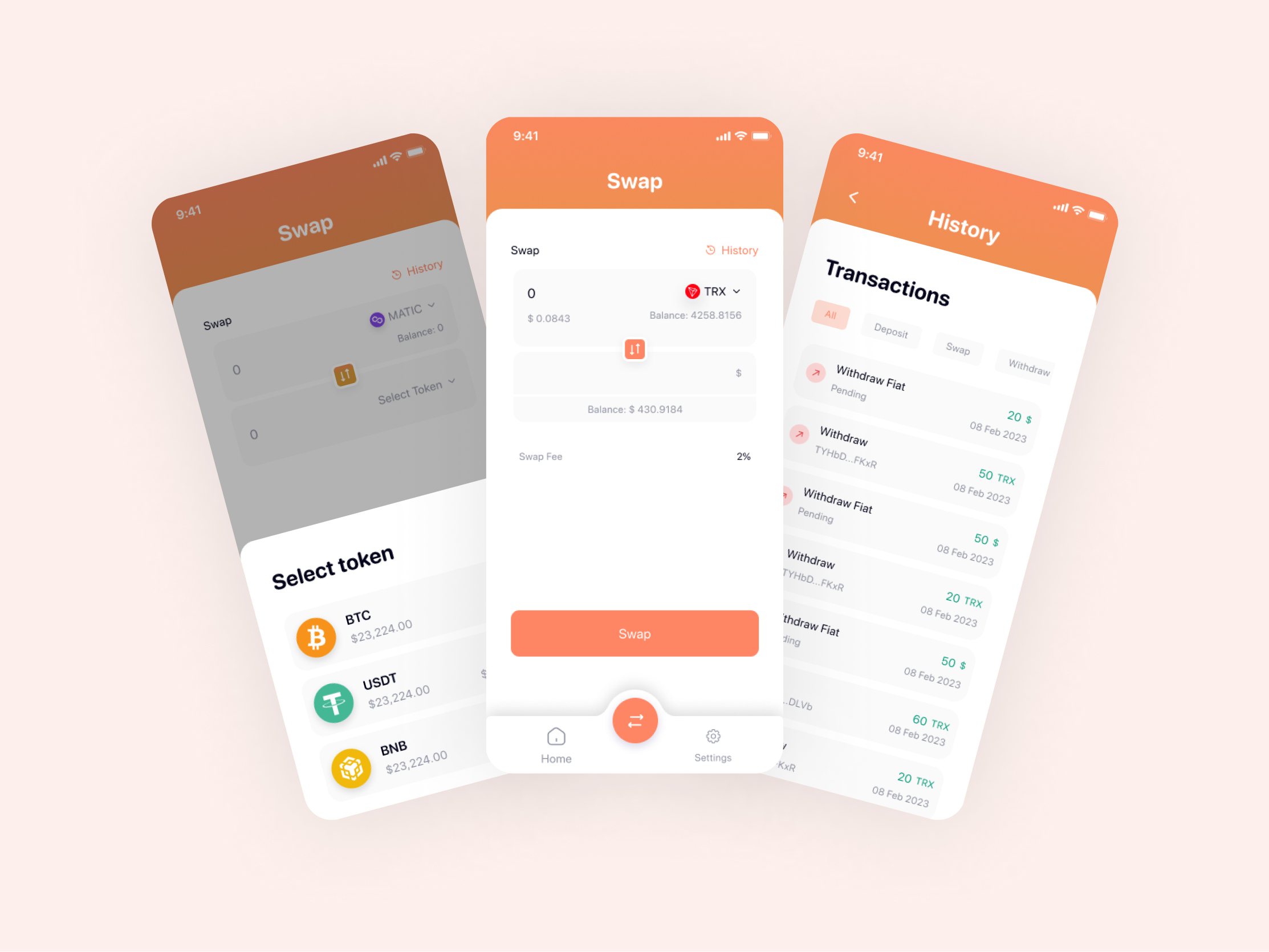 Ultimate Crypto and NFT Wallet Solution: Fully Functional Mobile App ...