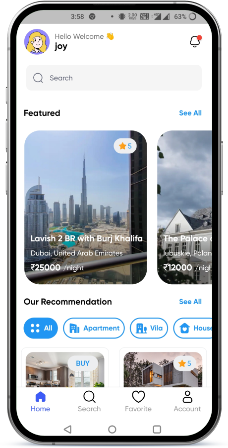 GoProperty - Real Estate Property Listing App | Rentals-Exchange-Buy | Airbnb Clone | Full ...